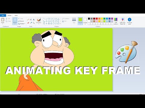 Animating Key Frame (Using Microsoft Paint)