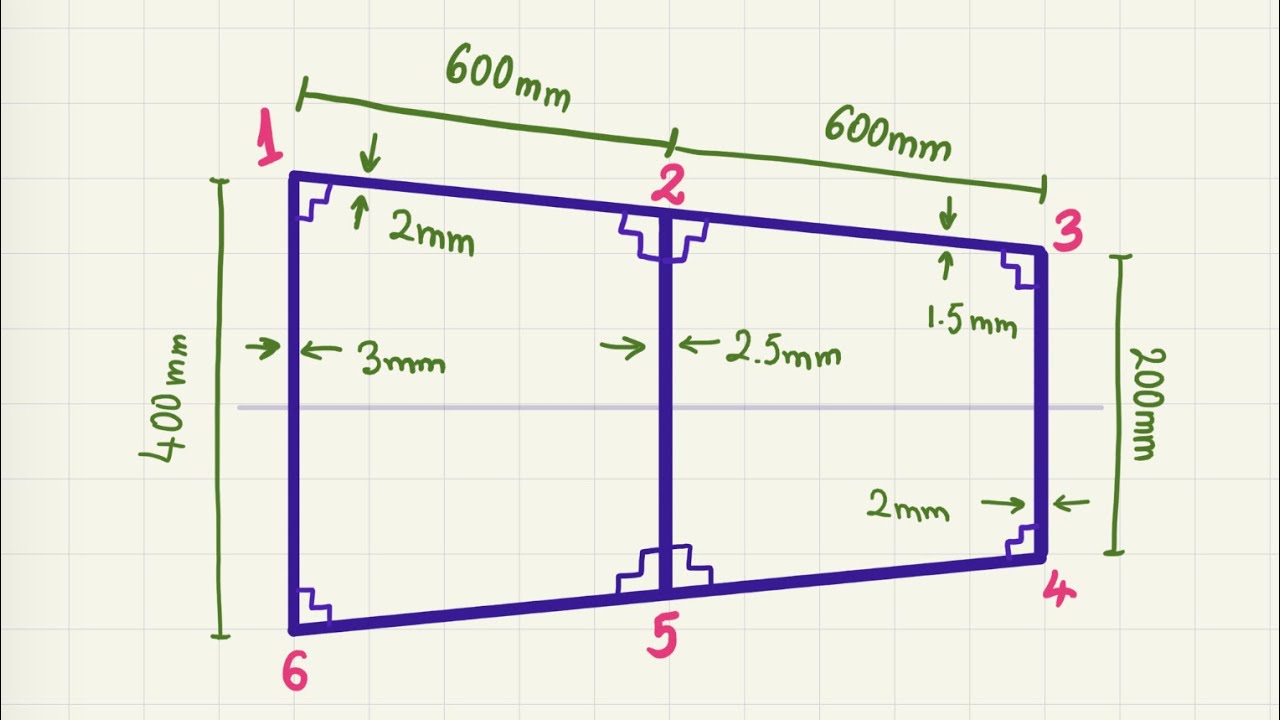 Boom area calculations; structural idealisation