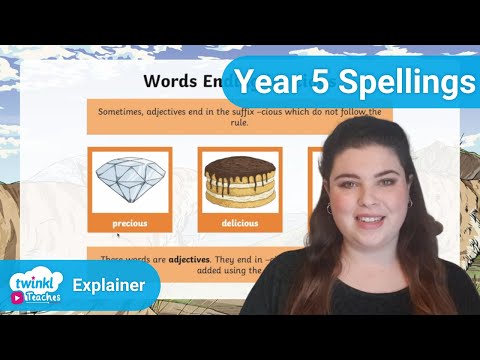 Y5 Spelling Lessons