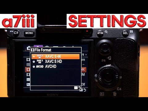 Sony A7 III: Cinematic video setup guide (ILCE7M3B.CEC)
