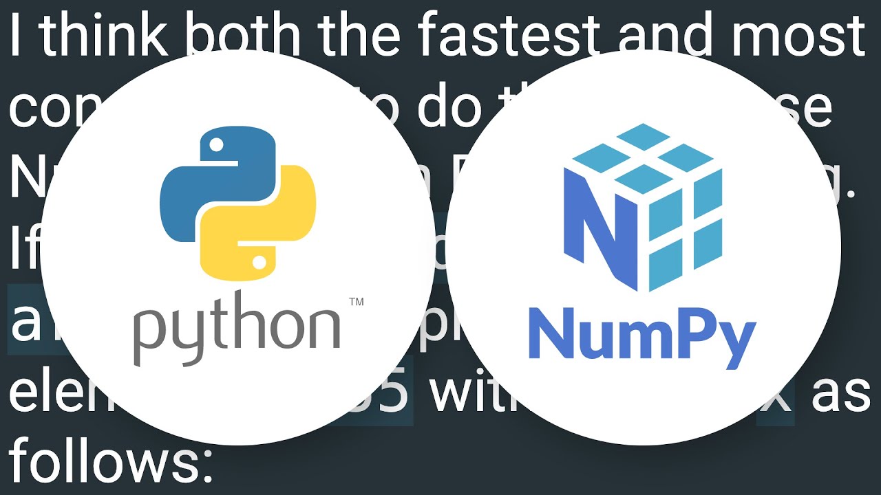 Replace all elements of Python NumPy Array that are greater than some value