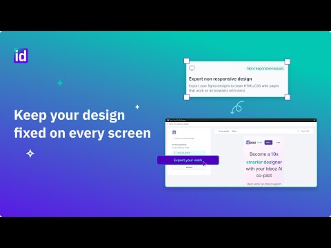 Convert Figma Design to Non-responsive HTML & CSS Instantly with Ideoz AI