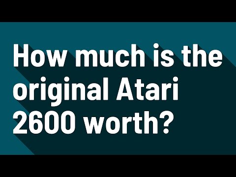 How much is the original Atari 2600 worth?