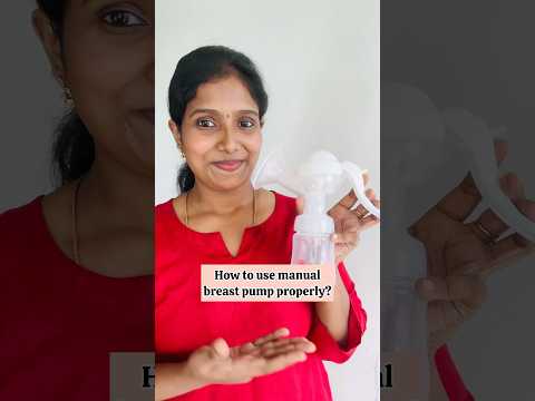 How to use your manual breast pump? #shorts #breastfeeding #pumping
