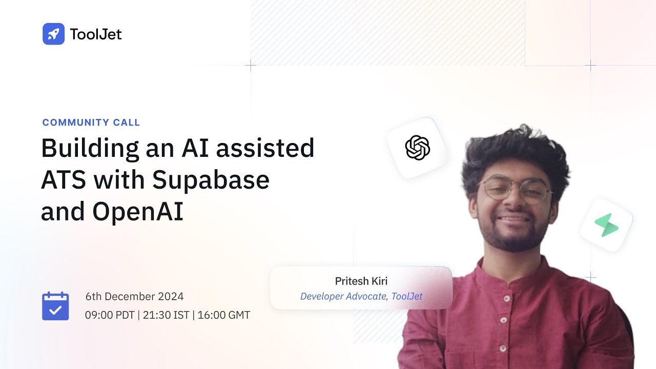 Building an AI-Assisted ATS with Supabase and Open AI