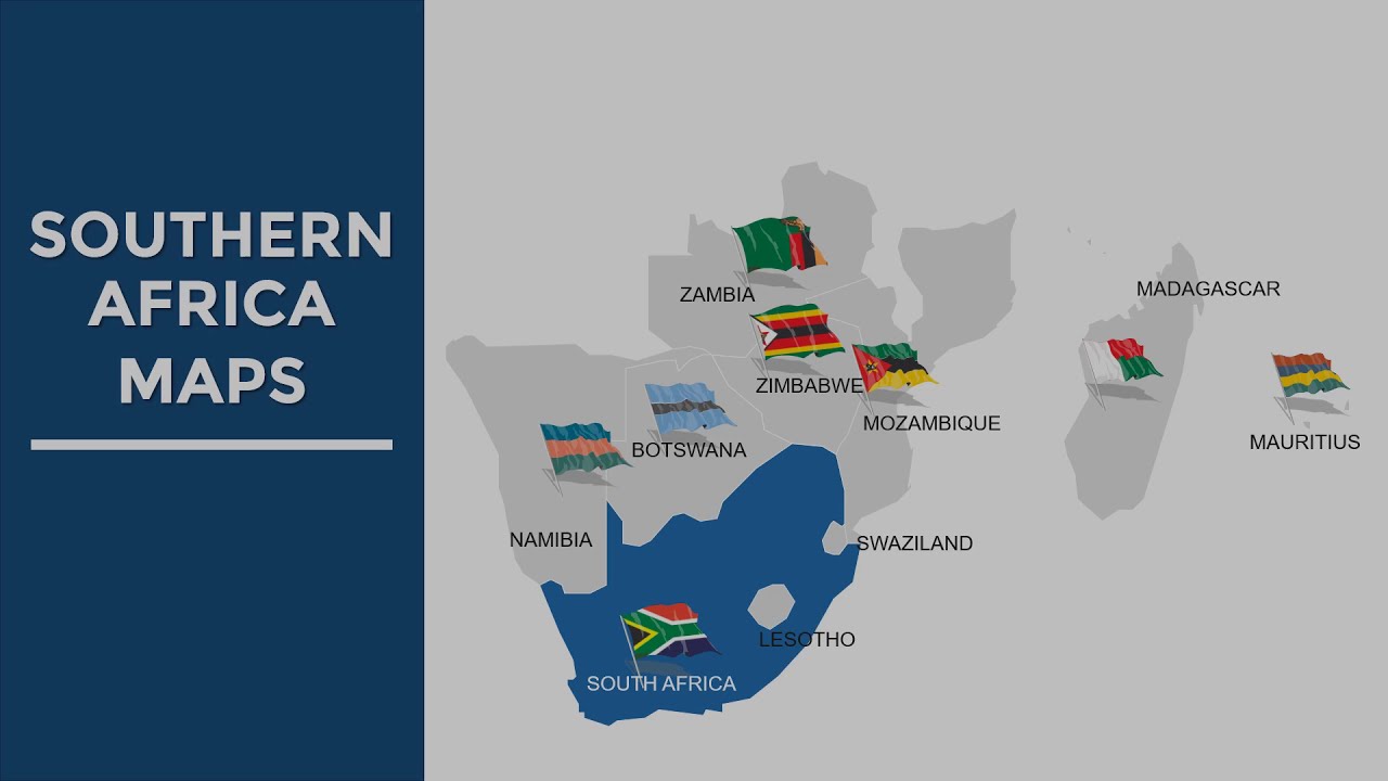 Map of South Africa Templates - South Africa PowerPoint Maps
