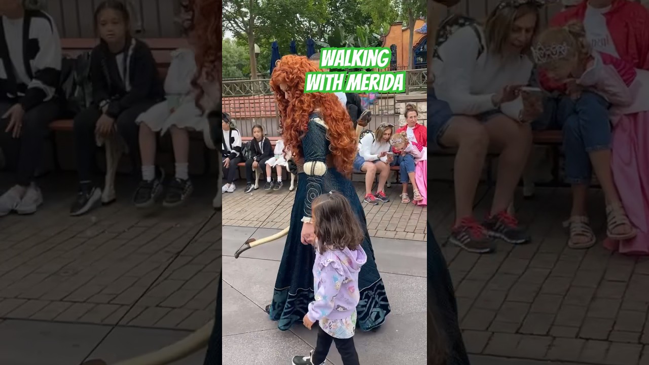 In Fantasyland with #merida #disney #princess #disneycharacter #character #brave #pixar  #viral