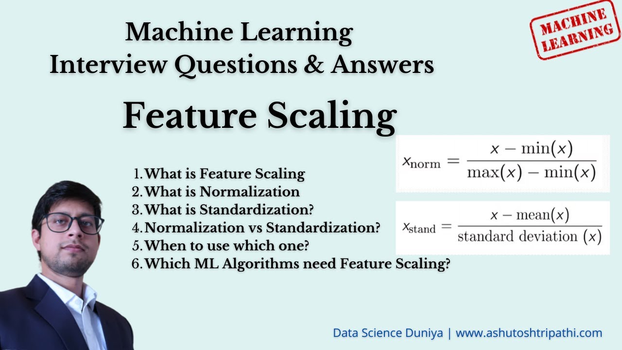 What is Feature Scaling? | Machine Learning Frequently Asked Interview Questions and Answers
