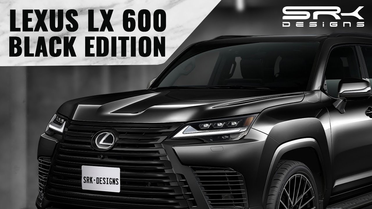 2022 Lexus LX “Black Edition” Shows It's Time for the Virtual Murdered ...