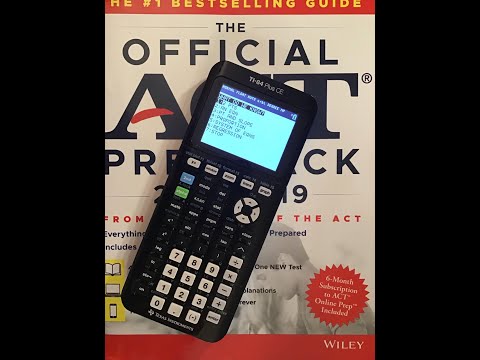 ALINEAR and ASEQUERY TI-84 Programs that are Perfect for the ACT exam! Works on TI84, TI83 & TI84CE.