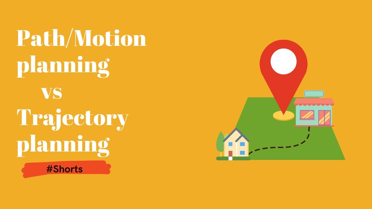 Path or motion planning vs Trajectory planning #shorts | Kshitij Tiwari