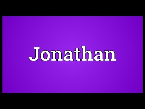 Jonathan Meaning