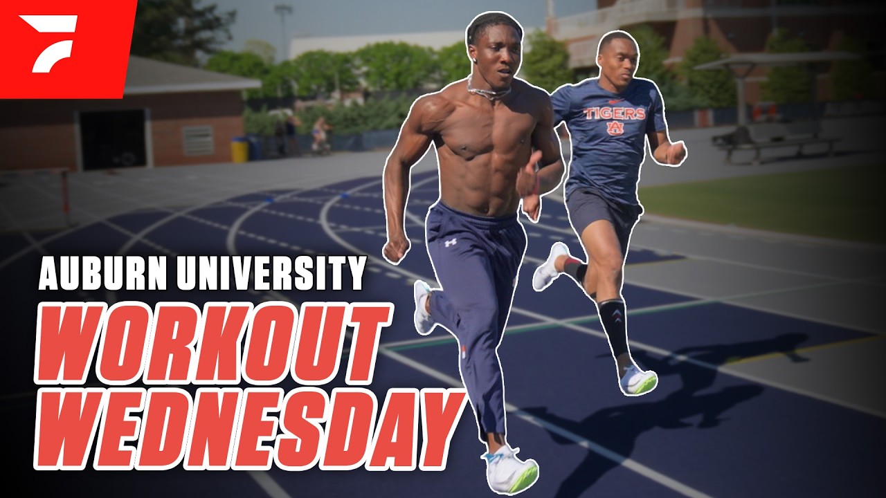 Collegiate Record Holders Ja'Kobe Tharp and Kanyinsola Ajayi | Workout Wednesday, Auburn University