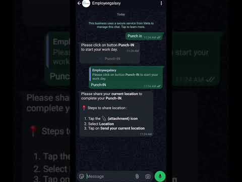 employeemanagement in whatsapp #attendancemanagement #whatsapp #viral #shorts #trending #ytshorts