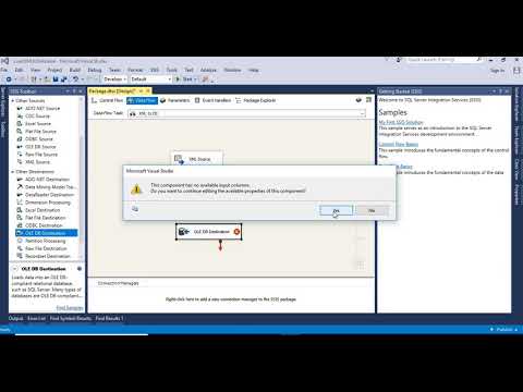 SSIS Import XML data to SQL DB