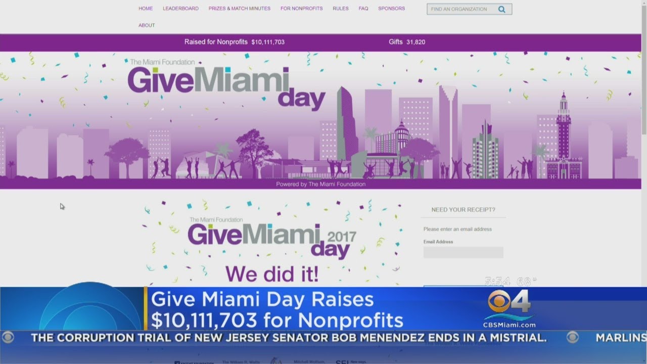 6th Annual 'Give Miami Day' Raised More Than $10, Surpassing Goal