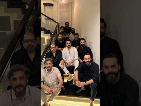 Drama Gentleman. Humayun Saeed celebrates birthday party with friends, Adnan Siddiqui,HamzaAli