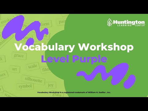 Vocabulary Workshop Purple #vocabulary #hlcirvineca #tutoring #testprep #irvine #vocabularyworkshop