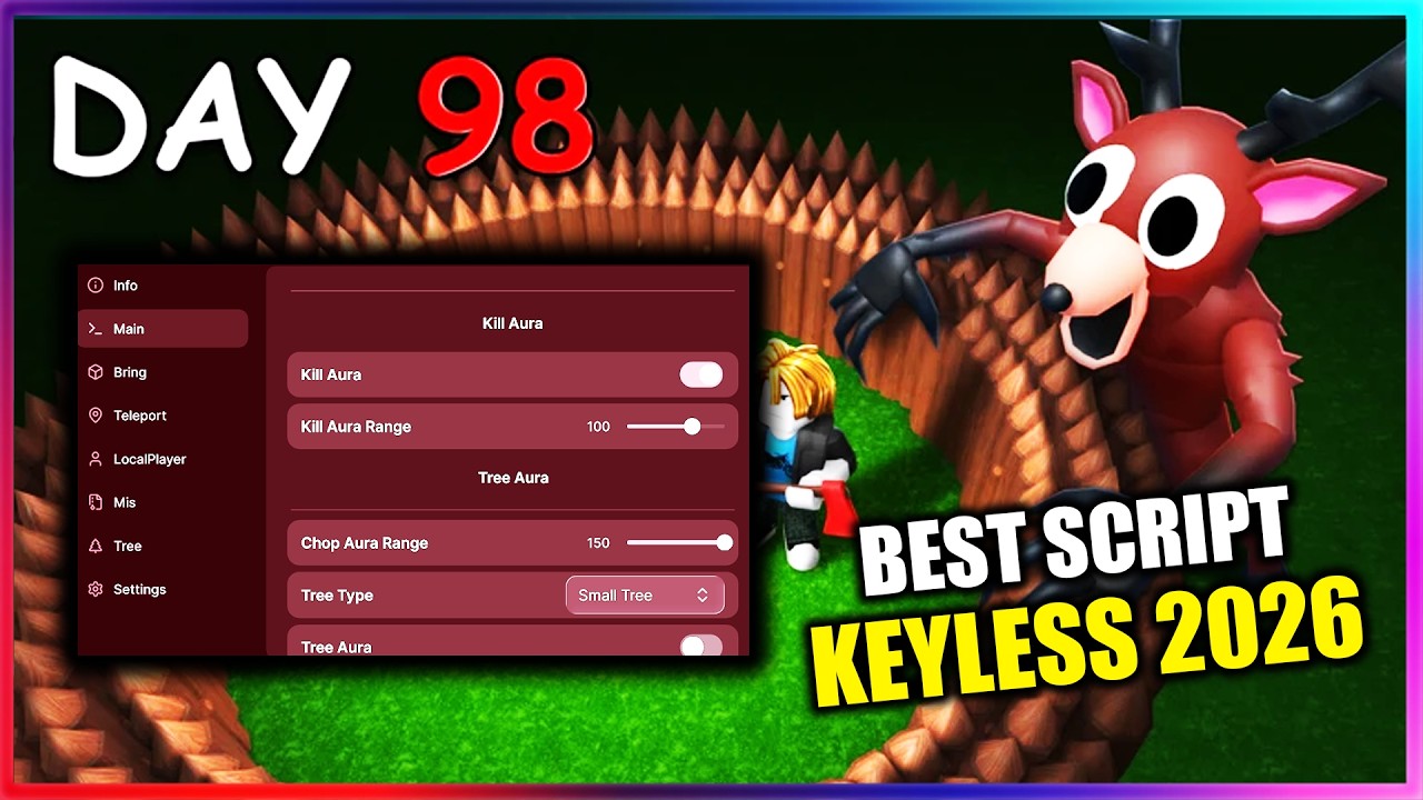 🔦 99 Nights in the Forest Script - GODMODE, BRING ITEMS, KILL AURA (NO KEY!!)