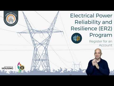 Electrical Power Reliability and Resilience Program - CDBG