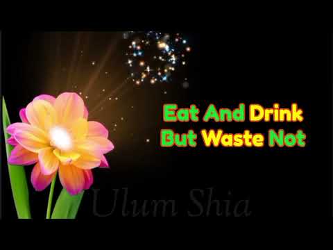 What is the meaning of extravagance in Islam? II Ulum Shia