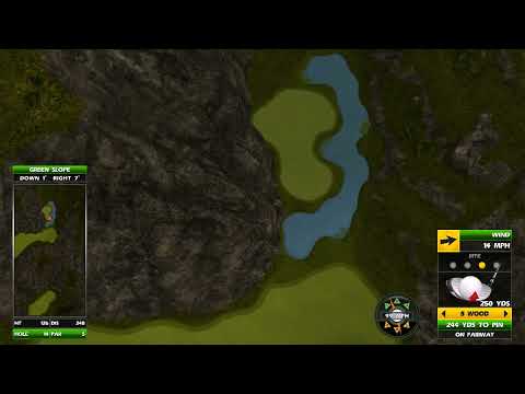 Golden Tee Great Shot on Monte Zeballos!