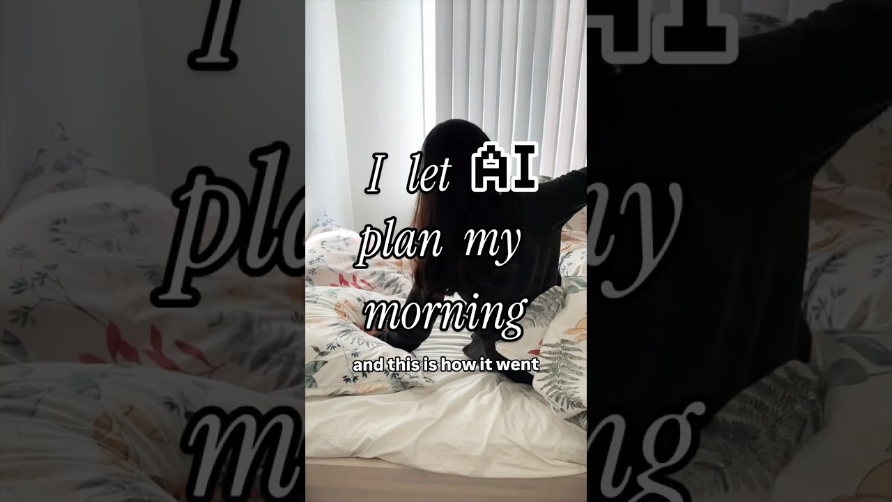 AI PLANNED MY ENTIRE MORNING