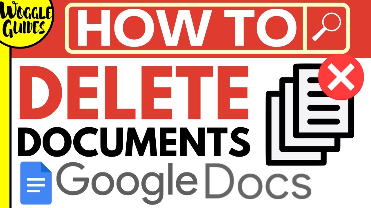 How to delete in Google Docs