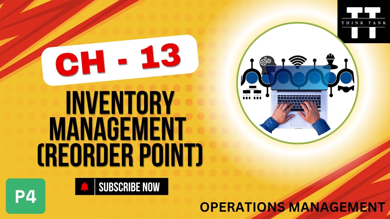 CH13 | P4 | ROP, Inventory Management | CHAPTER -13 Reordering Point Operations Management Stevenson