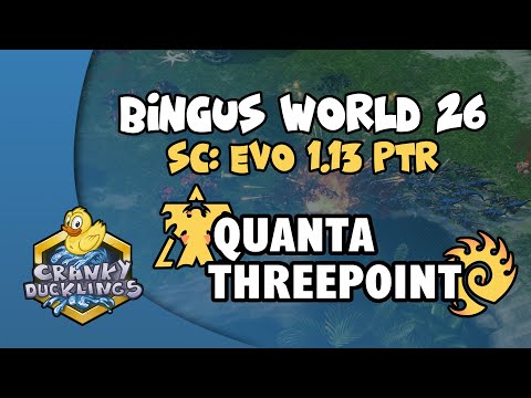Quanta vs threepoint - TvZ | Bingus World #26 | SC: Evo v1.13 PTR Mod Tournament