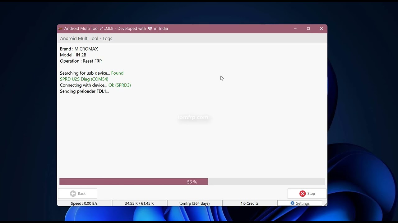Micromax IN 2B (E7544) Pin Pattern FRP Reset