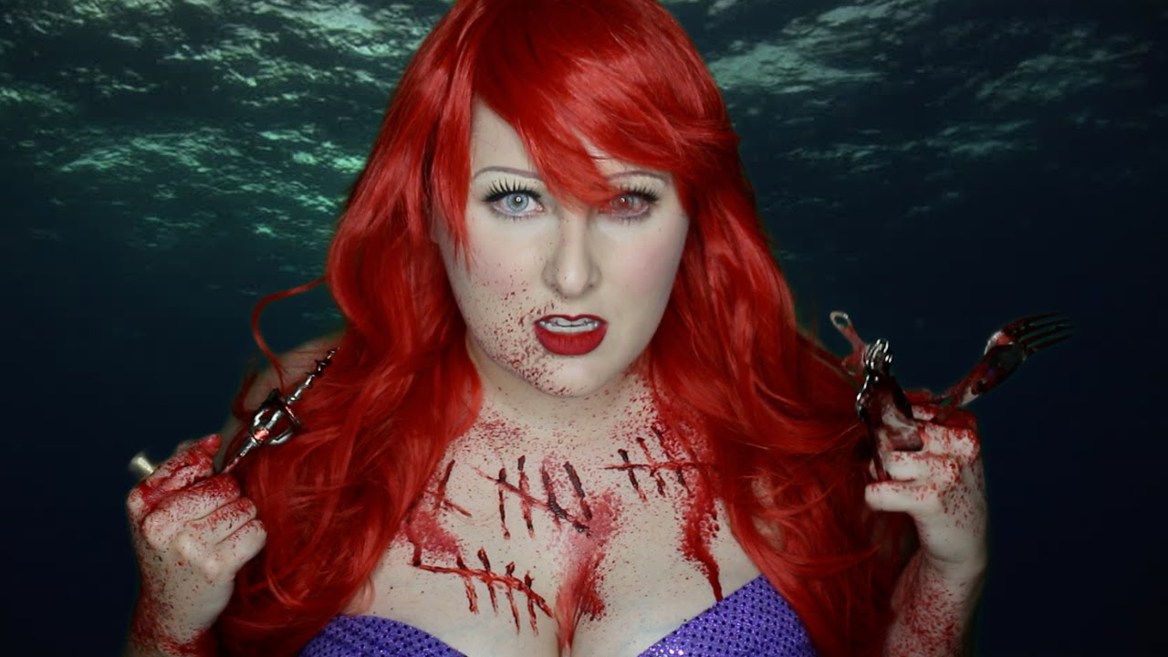 Dark Disney Ariel Makeup Tutorial