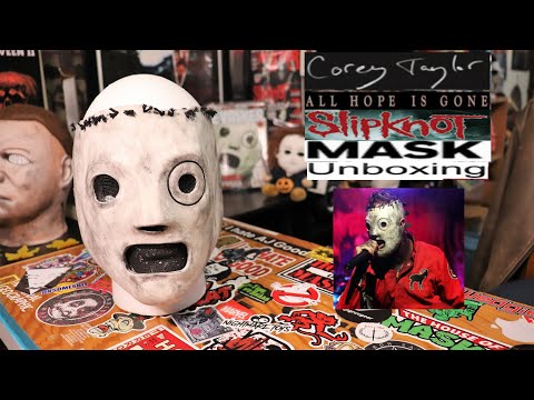 SLIPKNOT COREY TAYLOR ALL HOPE IS GONE MASK UNBOXING