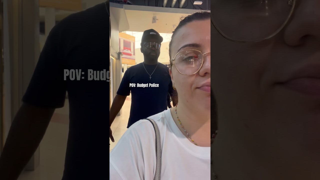 When you want to shop in peace but the budget police came with you #lovepolice  #couple