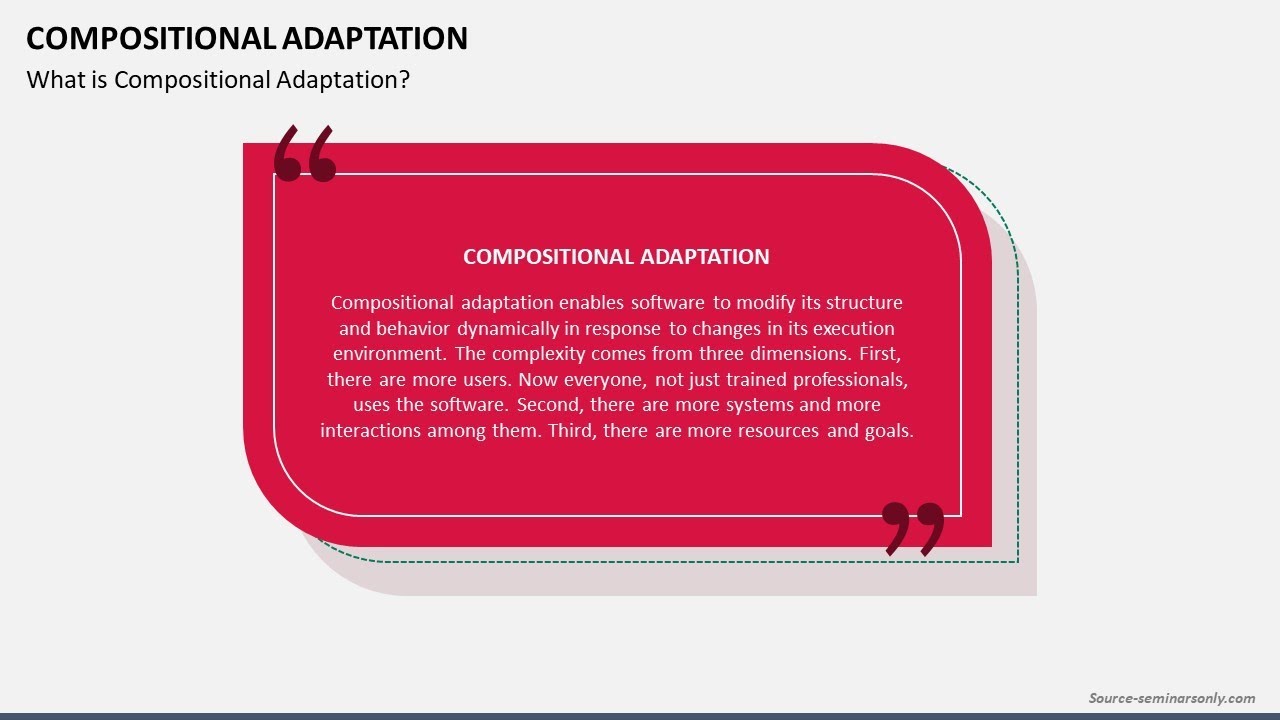 Compositional Adaptation Animated PowerPoint Template
