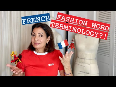 French Fashion Word Terminology