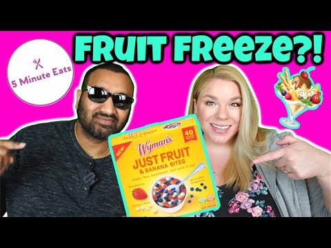 Wyman's Just Fruit Wild Blueberries Strawberries and Banana Bites Review