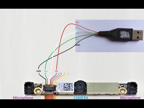 Convert Webcam (CK77 94V-0)of Dell Inspiron 1420 to a USB webcam to be used with desktop PC
