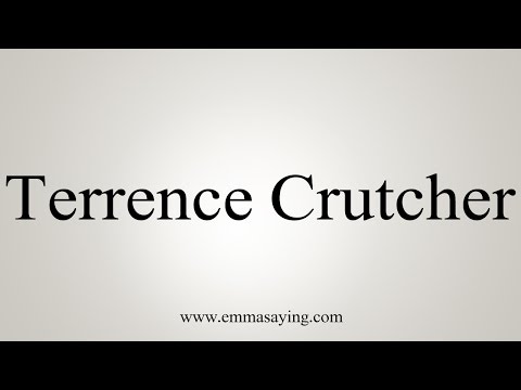 How to Pronounce Terrence Crutcher