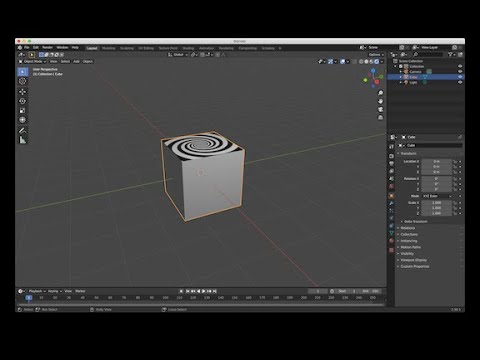 Quick tutorial: Texturing a single face in blender 2.8+