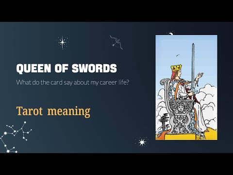 Queen of Swords💡my career life?💡Tarot meaning