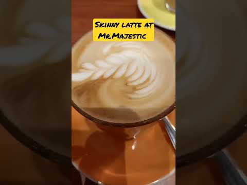 Skinny latte at Mr.Majestic Cafe #skinny #latte #mrmajesticcafe