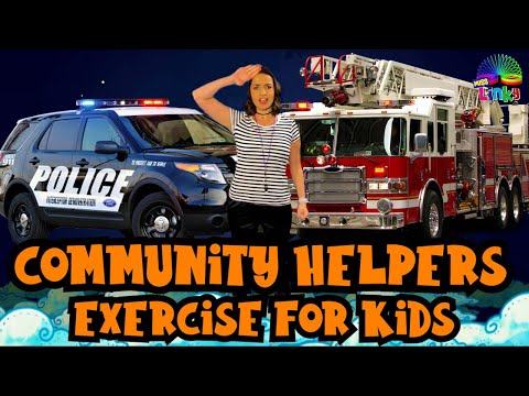 Community Helpers Exercise for Kids | When I Grow Up | Indoor Workout for Children