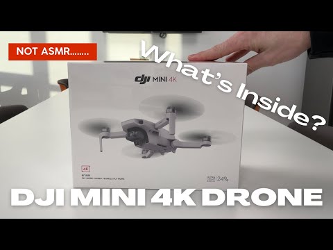 Unboxing DJI Mini4K Drone Fly More Combo - ASMR