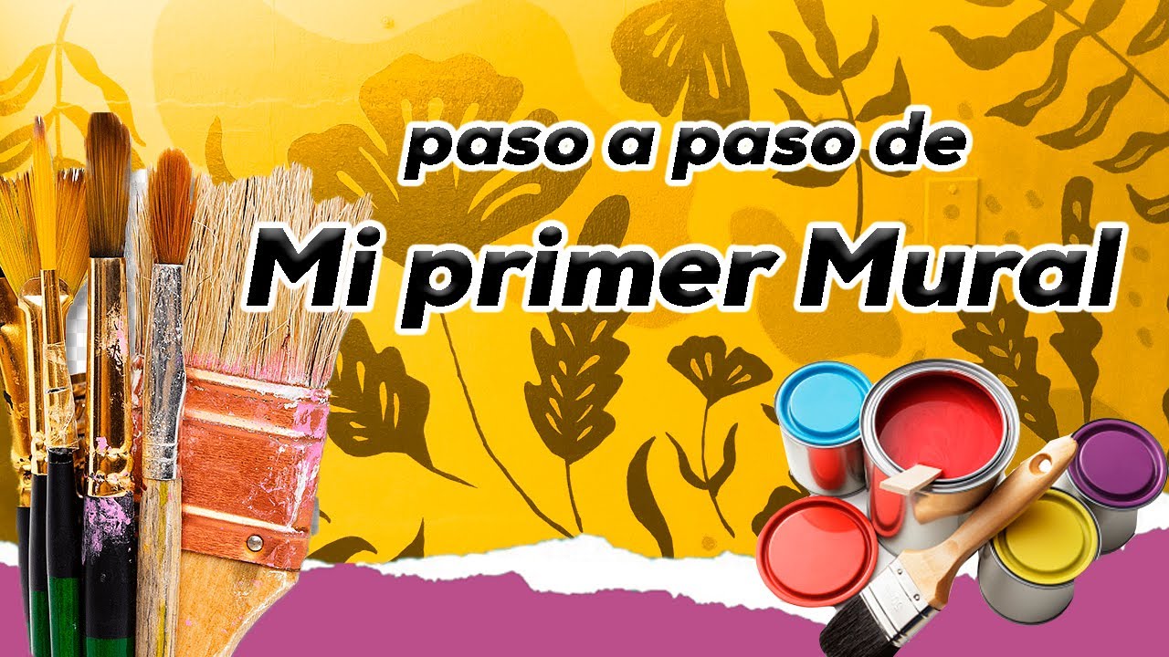 Mi primer mural - paso a paso #diy