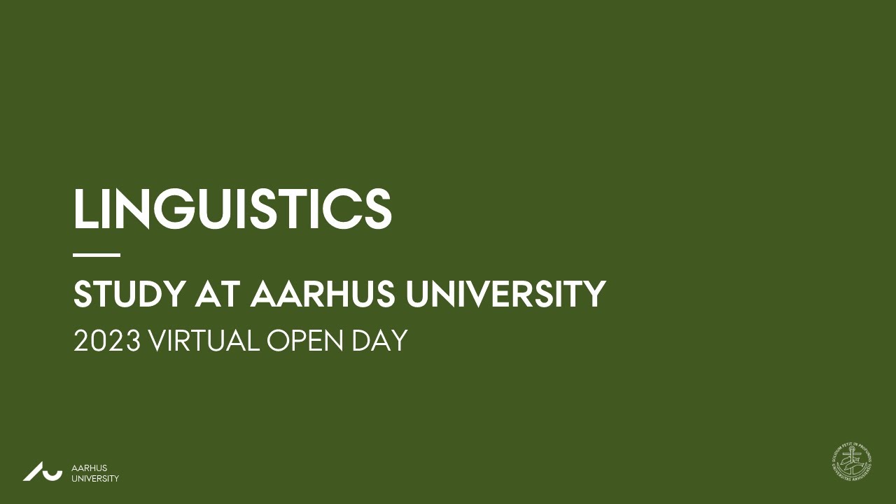 Master's degree programme in Linguistics