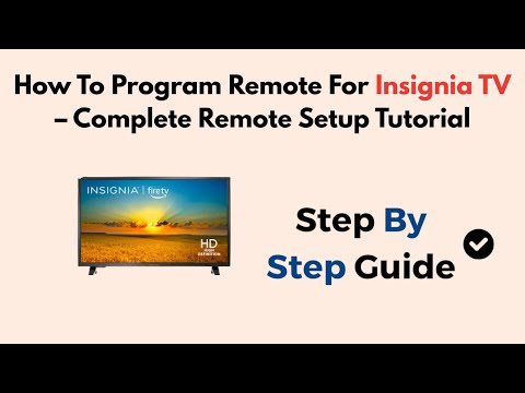 How To Program Remote For Insignia TV – Complete Remote Setup Tutorial