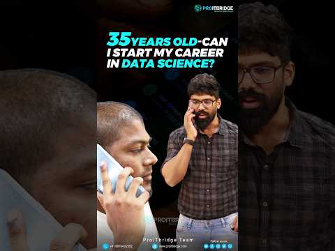 Can someone start career in Data Science career at 35 age? || +91 80734 22202 #python #career #ai