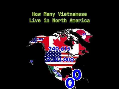How Many Vietnamese People Live in North America #shorts #education