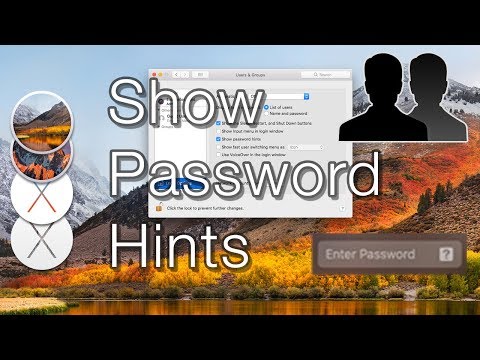Show Password Hints